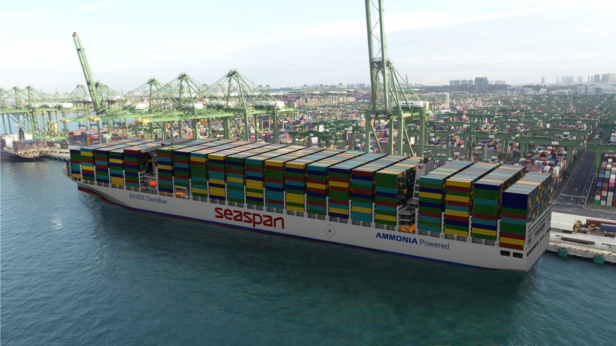 Ammonia-fueled container ship design points the way to low carbon ...